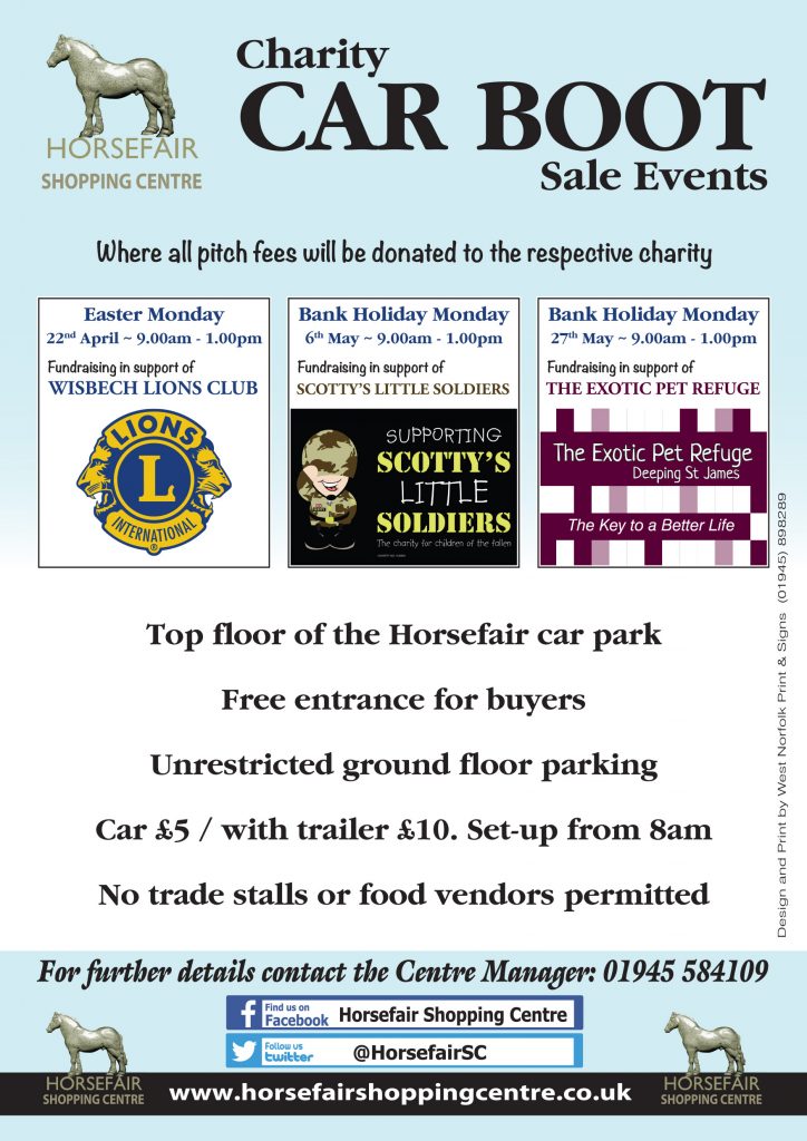 Bag a May Bank Holiday bargain at the Horsefair’s charity car boot sale ...