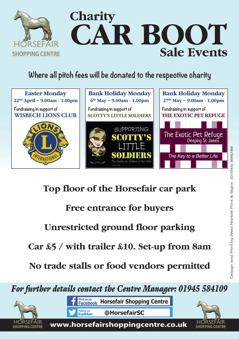 Grab a Bank Holiday bargain at the Horsefair’s next charity car boot ...